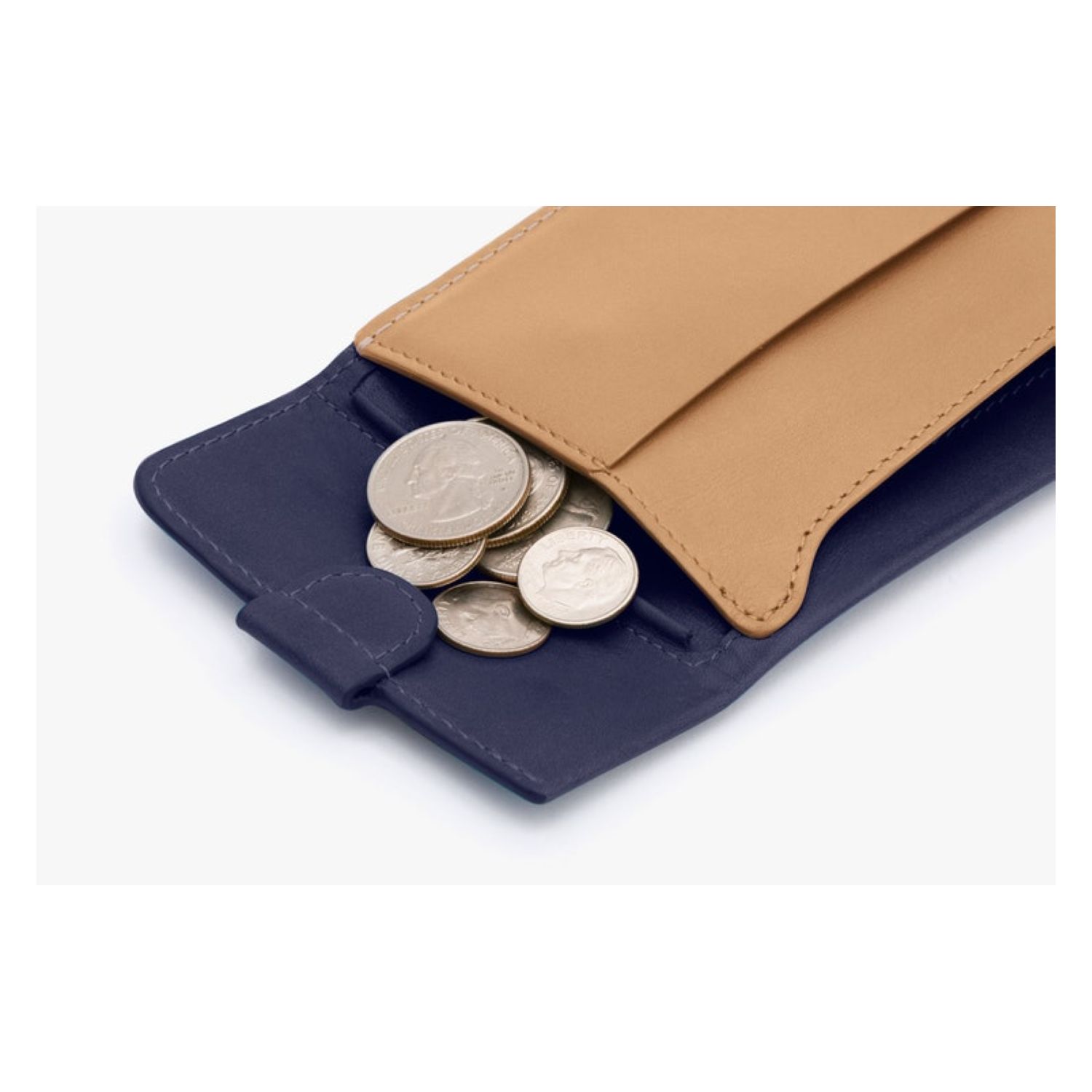 Bellroy Coin Fold - Navy - Seager Inc