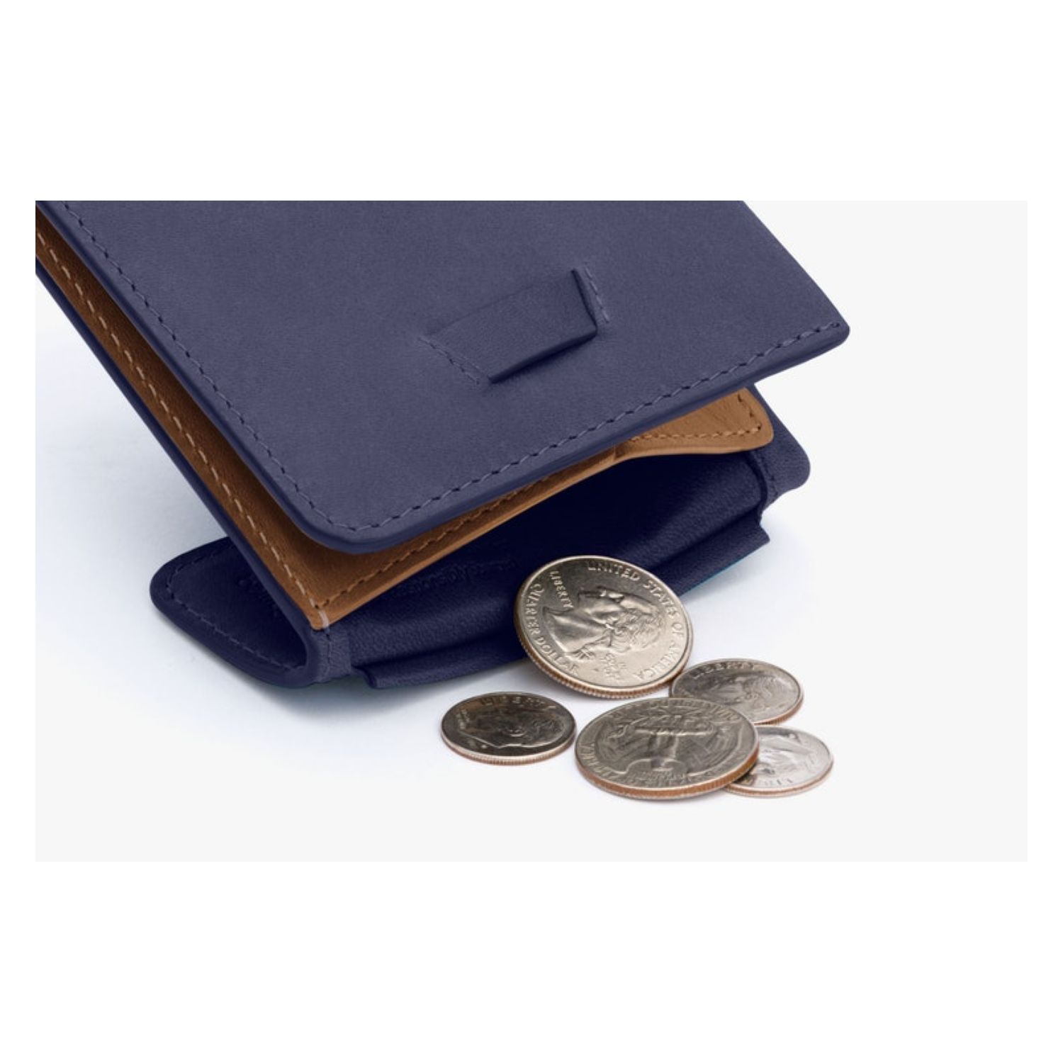 Bellroy Coin Fold - Navy - Seager Inc