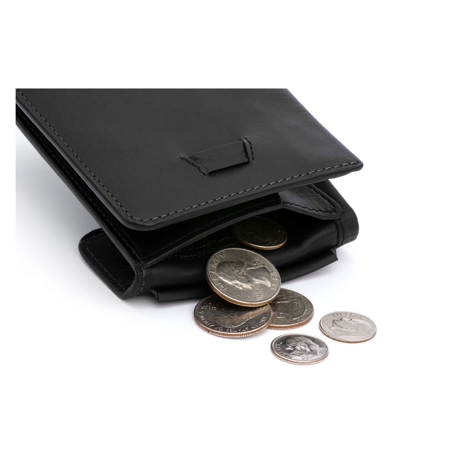 Bellroy Coin Fold Wallet Hi - Black - Seager Inc