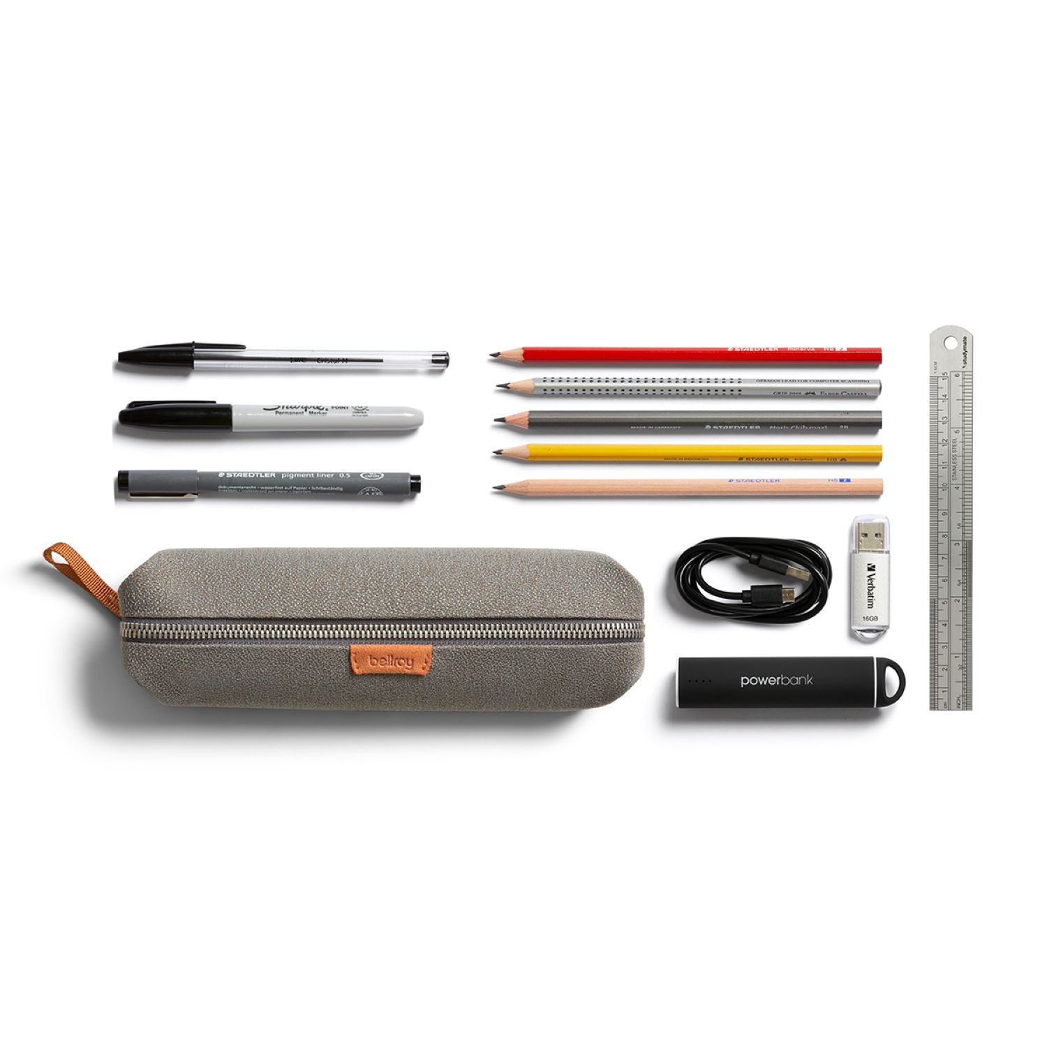 Bellroy Pencil Case - Limestone - Seager Inc