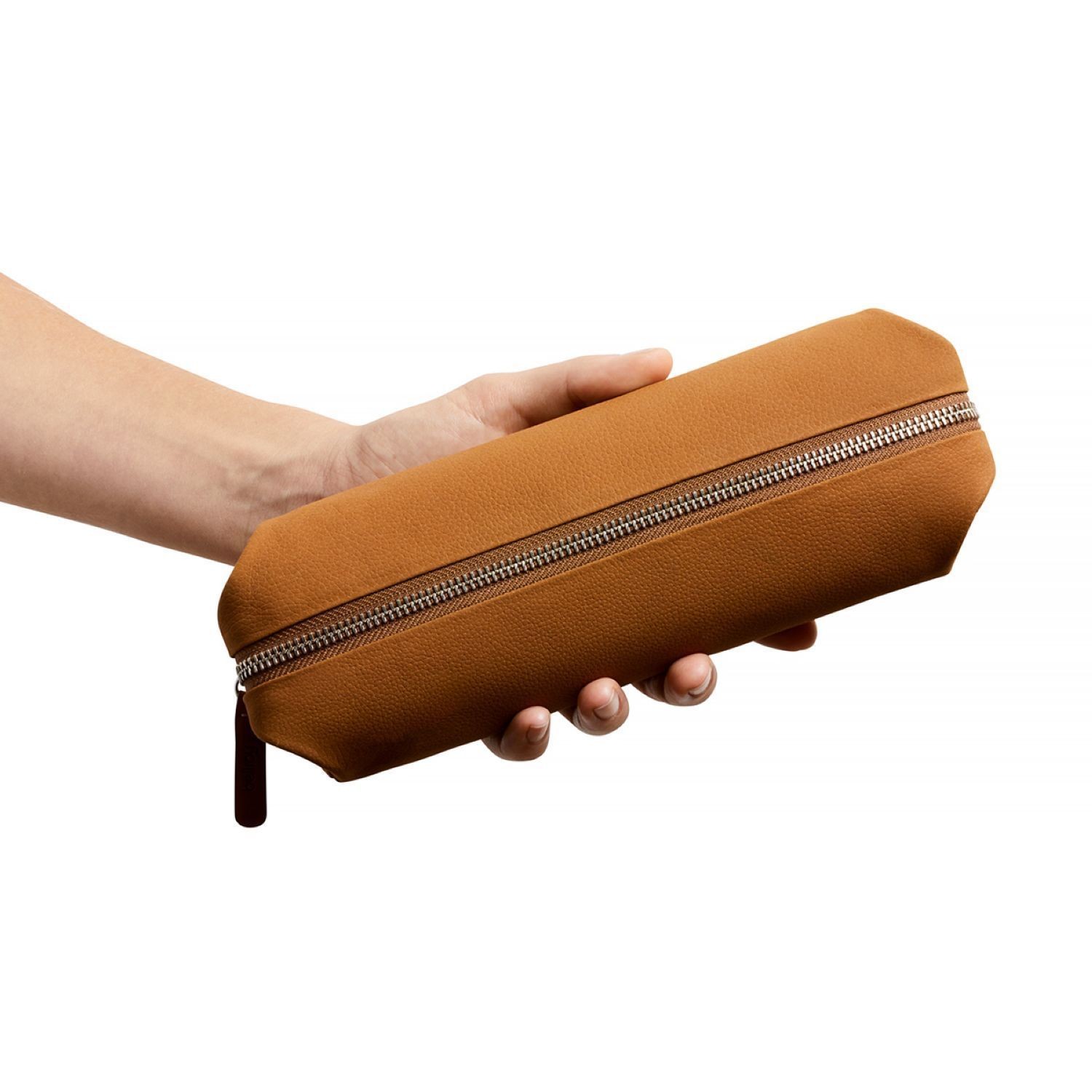 Bellroy Pencil Case Plus Nubuck - Tan - Seager Inc