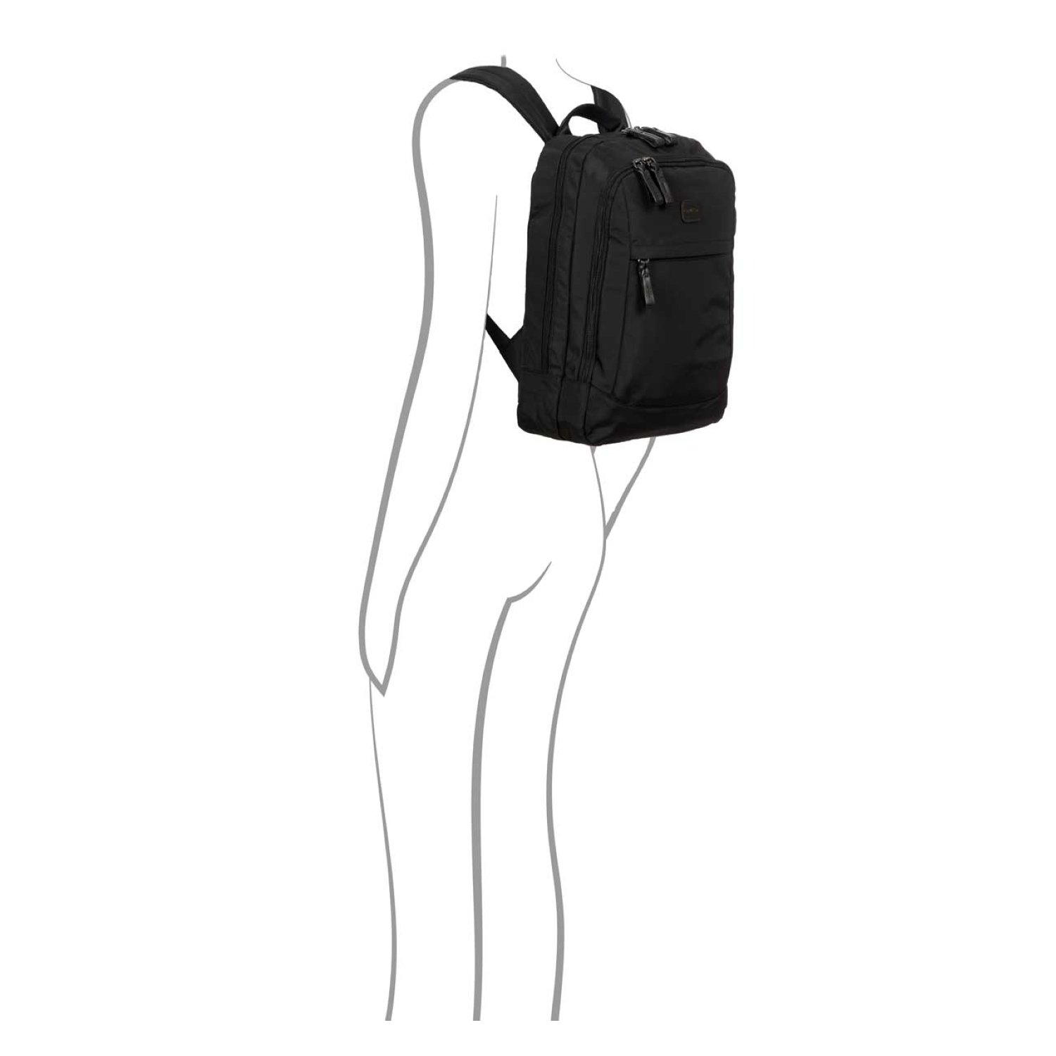 Bric's X-Travel Metro Backpack (Black) - Seager Inc