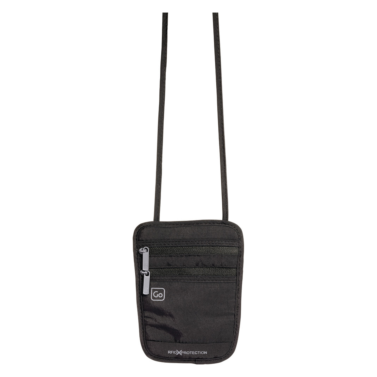 Go Travel Passport Pouch Rfid (Black) - Seager Inc