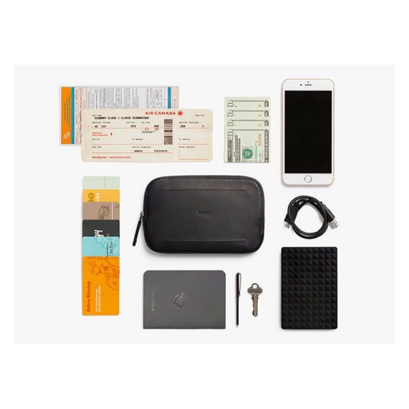 Bellroy All Conditions Essentials Pocket Leather - Black - Seager Inc