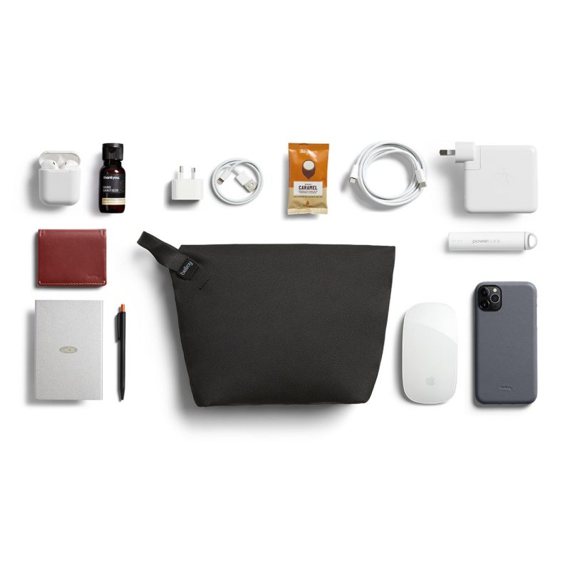 Bellroy Standing Pouch Plus - Melbourne Black - Seager Inc