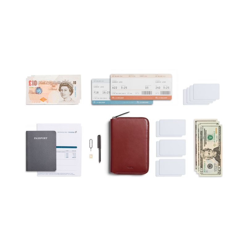 Bellroy Travel Folio - Red Earth - Seager Inc