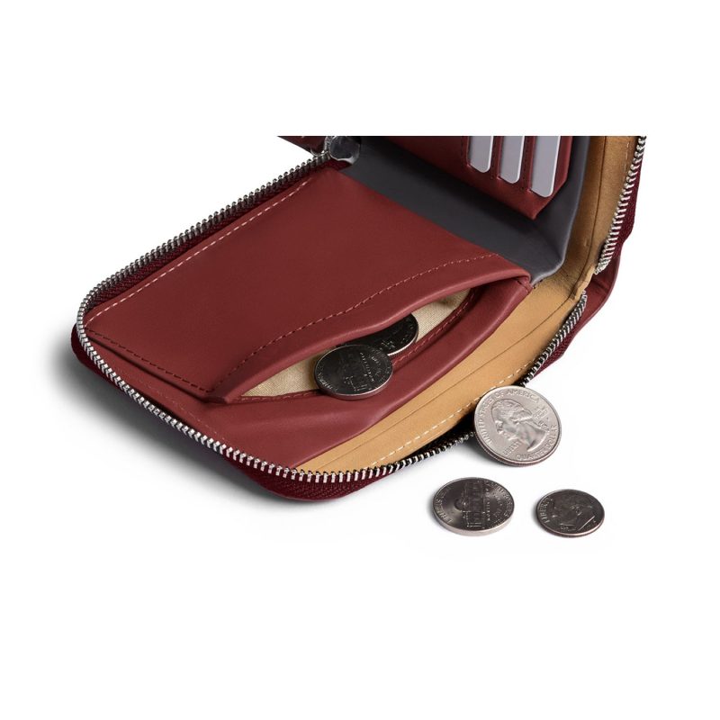 Bellroy Zip Wallet - Red Earth - Seager Inc