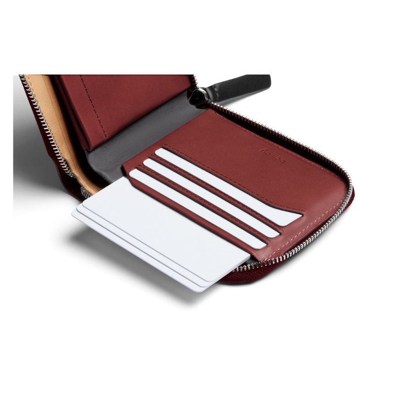 Bellroy Zip Wallet - Red Earth - Seager Inc
