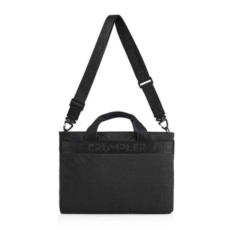 Crumpler Alley Slim Laptop Bag - Black - Seager Inc