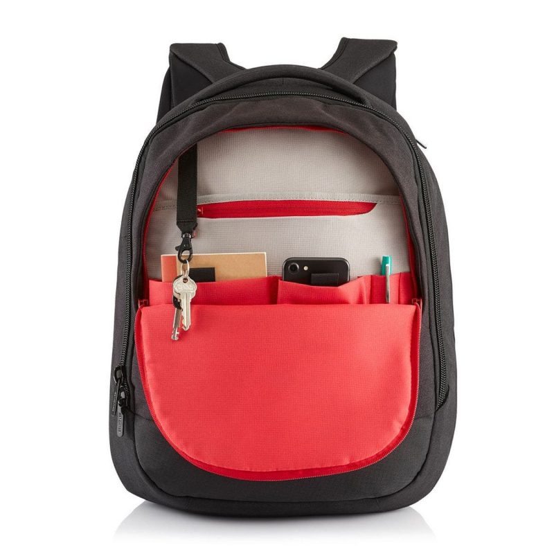 Crumpler Mantra Backpack - Black Marle/Red - Seager Inc