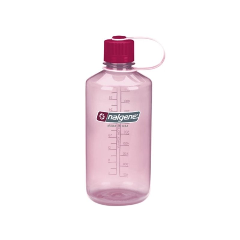 Nalgene 32oz Narrow Mouth Water Bottle - Clear Pink - Seager Inc