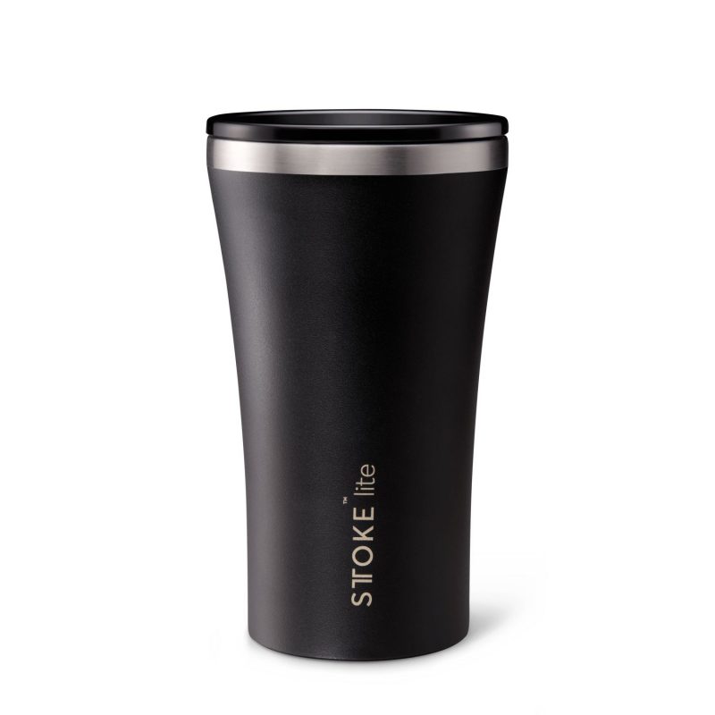 STTOKE Lite Insulated Cup 12oz - Carbon Black - Seager Inc