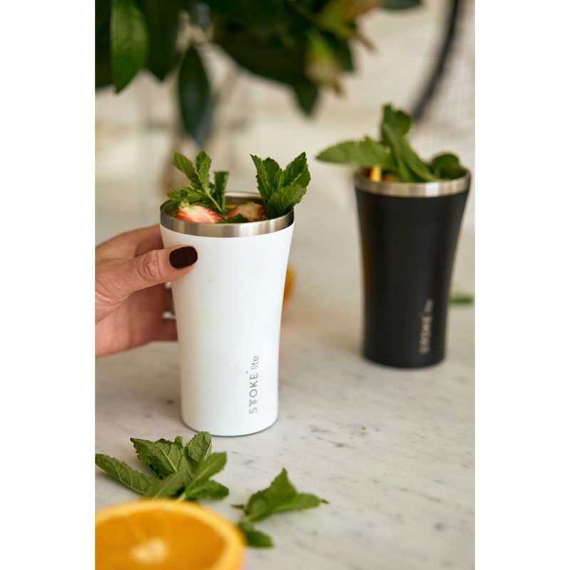 STTOKE Lite Insulated Cup 12oz - Carbon Black - Seager Inc