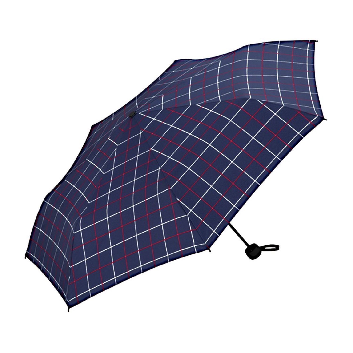 WPC Unisex Basic Folding Umbrella (Window Pane Mini) - Seager Inc