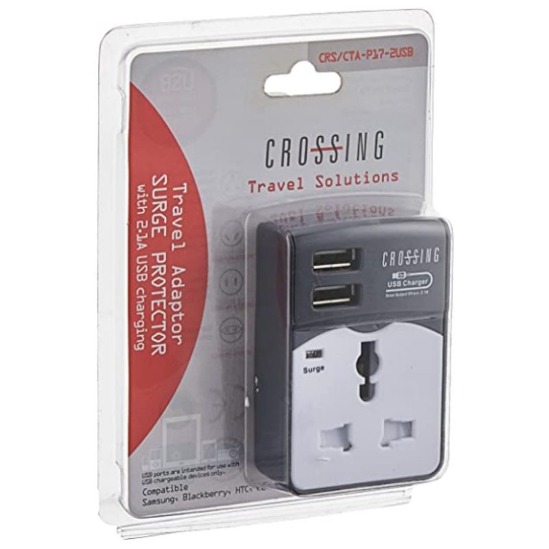 Crossing Travel Adaptor Plug (2USB) - China/Australia - Seager Inc